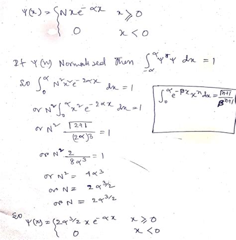 consider a particle confined to one dimension and positive r with the wave function 0 z