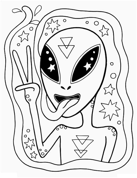 Coloring Pages Alien Coloring Book Coloring Pages