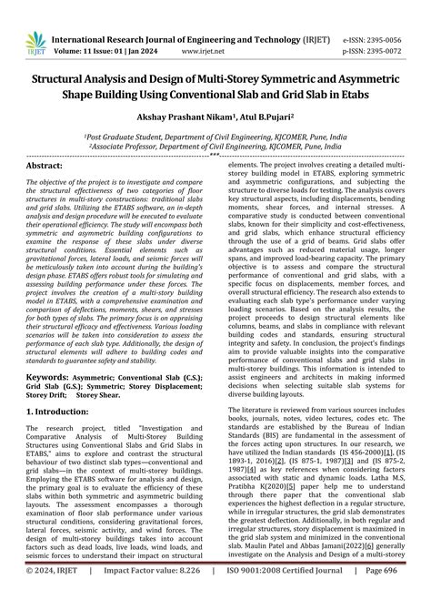 structural analysis and design of multi storey symmetric and asymmetric shape building using