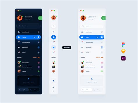 Free Sidebar Design Concept Theme UI