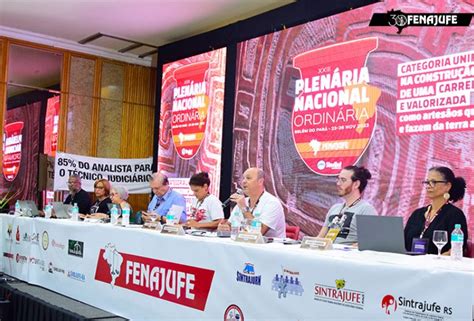 Fenajufe XXIII Plenária Nacional da Fenajufe debate reestruturação