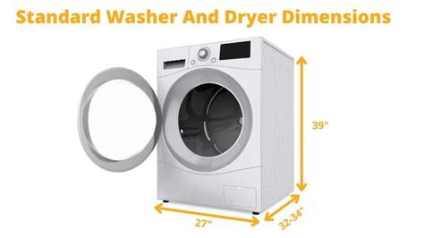 Standard Dimensions Of Front Load Washer And Dryer Hotsell