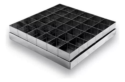 Kit Cortador X C Peda Os Inox Assadeira X X Brownie