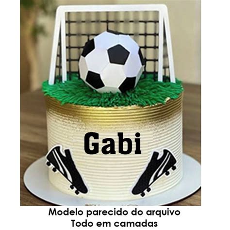 Arquivo De Corte Bola De Futebol 3d Elo7