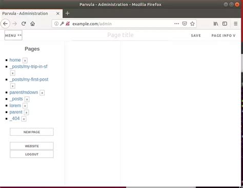 How To Install Parvula Cms With Apache On Ubuntu Linux Geek Rewind