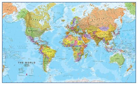 Buy S International World Wall Of The World Front Lamination 33 X