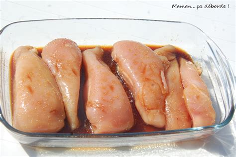 Marinade pour poulet au barbecue Maman ça déborde