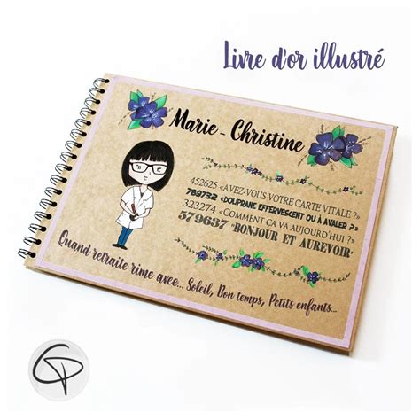 Livre d or départ à la retraite Cadeau original