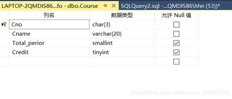 通过sql语句创建与管理数据表 创建course表的sql语句 csdn博客