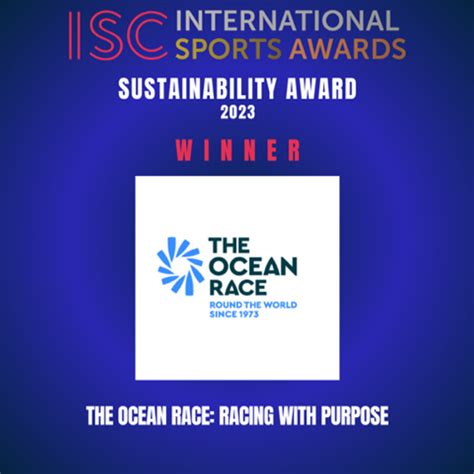 The Ocean Race Wins The Sustainability Award In The International