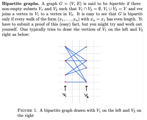 solved 2 let g v e be a bipartite graph with v1 and v2
