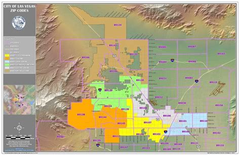 Las Vegas Zip Code Map And Zip Code Lists Bklyn Designs