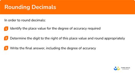 Rounding Decimals GCSE Maths Steps Examples Worksheet