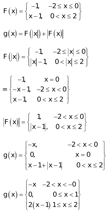 54 if f x be defined on [ 2 2 ] and is given by f x 1 2≤x≤0 and x 1 when 0