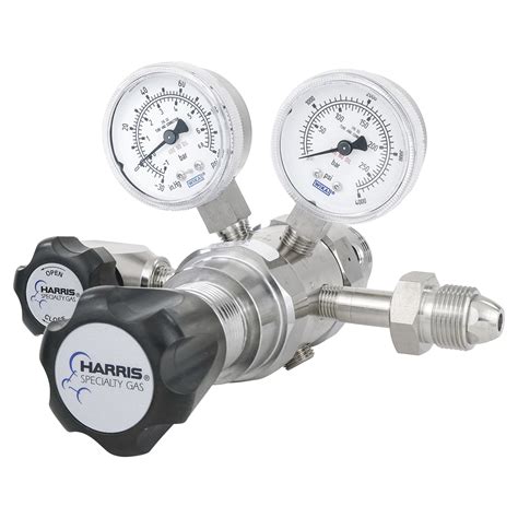 Harris Argon Helium Nitrogen Specialty Gas Lab Regulator CGA 580
