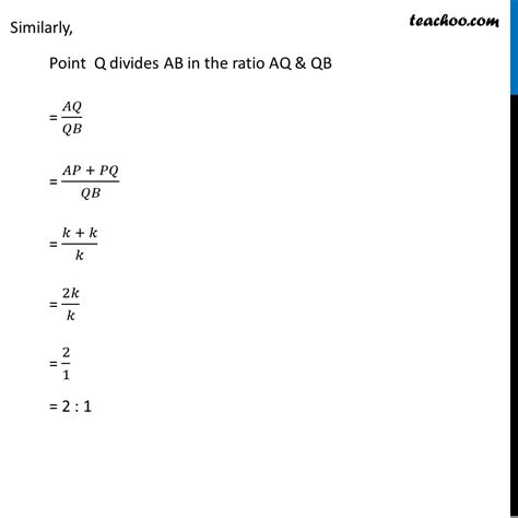 example 8 find coordinates of points of trisection examples