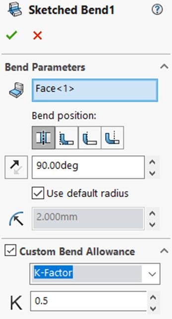 Using The Sketched Bend Command For Sheet Metal Parts In Solidworks