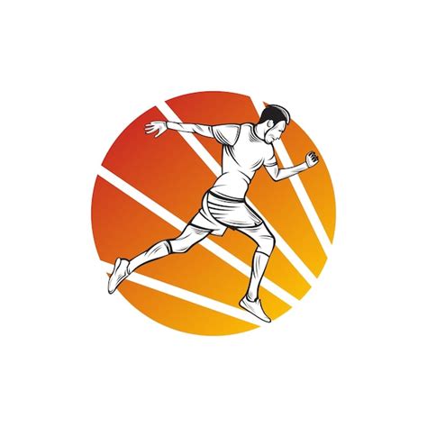 Fußball logo vektor design silhouette Premium Vektor