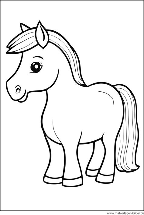 Ausmalbilder Pferde Kinder Aumabuilder