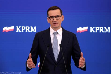 Premier Mateusz Morawiecki Jestem zwolennikiem kary śmierci