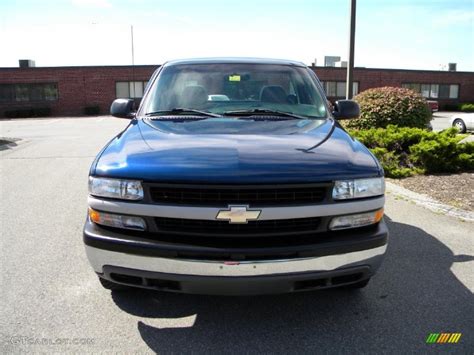 2000 Indigo Blue Metallic Chevrolet Silverado 1500 Regular Cab 4x4