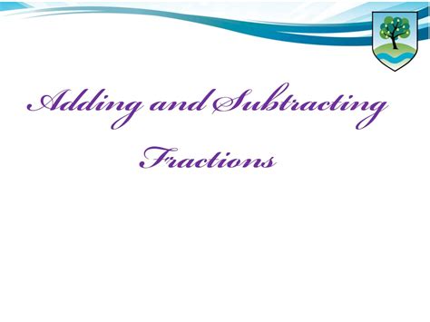 ppt adding and subtracting fractions powerpoint presentation free download id 9117813