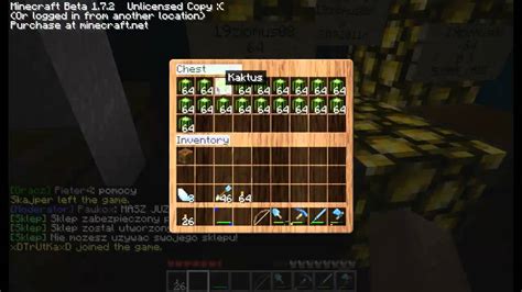 Poradnik Minecraft jak zrobić sklep YouTube