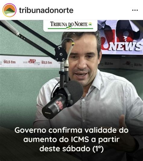 Secretário de Tributação confirma aumento de ICMS e culpa governo