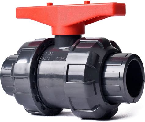 Amazon 1 NPT UPVC Ball Valve DN25 PVC True Union Full Flow Ball