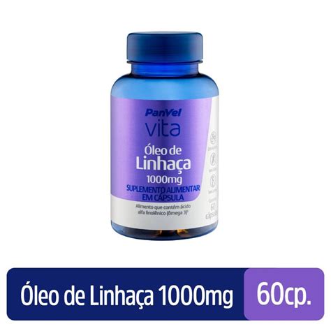 Óleo De Linhaça Panvel Vita 60 Cápsulas PanVel Farmácias