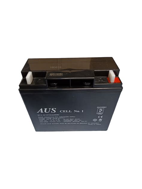 22Ah AGM 12VDC Deep Cycle Lead Acid Battery