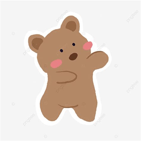 Pegatina De Oso Coreana Png Oso Lindo Oso Coreano Oso Pegatinas Png