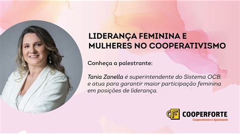 Palestra Lideran A Feminina E Mulheres No Cooperativismo Tania