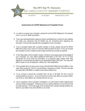 Fillable Online Citizen Complaint Form Pdf Fax Email Print PdfFiller