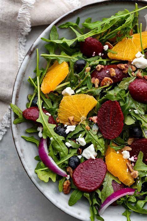 Roasted Beet Salad With Goat Cheese
