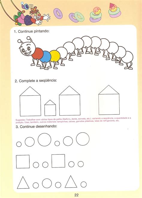 Matemática ATIVIDADES MATERNAL EDUCAÇÃO INFANTIL ALFABETIZAÇÃO SÓ