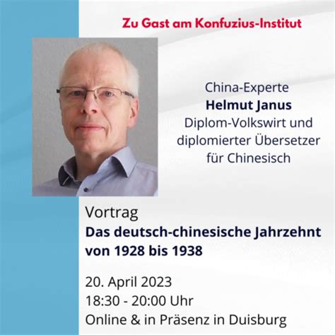 Das Deutsch Chinesische Jahrzehnt Von 1928 Bis 1938 Vortrag Online