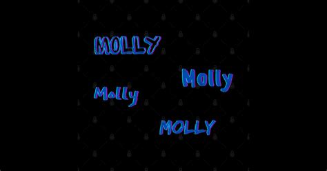 Molly Graffiti Name Molly Sticker TeePublic