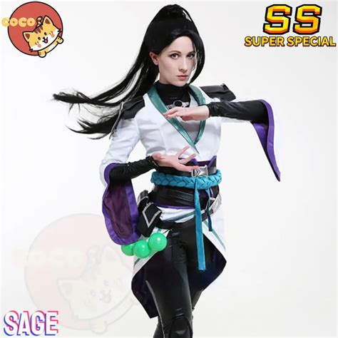 Cocos Ss Game Valorant Sage Cosplay Costume Game Valorant Cosplay Ling Ying Wei Costume And