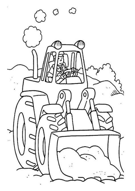 Printable Coloring Pages Of Tractor Coloring Pages Coloring Cool