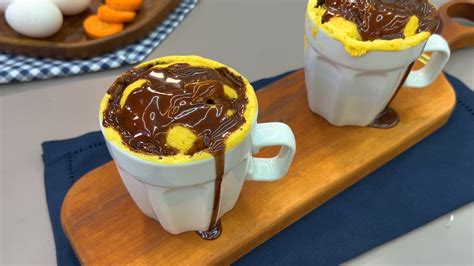 Bolinho De Cenoura De Caneca Fit Sem Trigo Fofinho E Pronto Em 5
