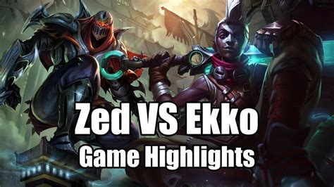 KR LOL Highlight CJ Entus Bdd Zed Vs Ekko KR LOL SoloQ Highlights