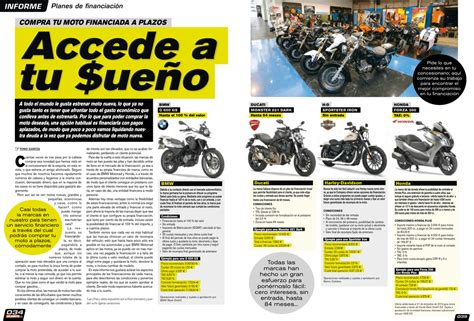 Compra Tu Moto Financiada A Plazos Informe
