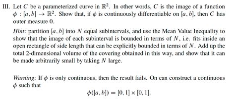 solved ii let c be a parameterized curve in r2 in other