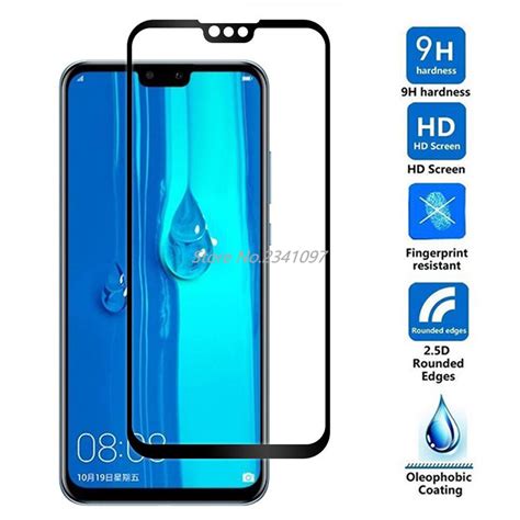 Protector De Pantalla Completo 5D Para HuaWei Y5 Y6 Y7 Y9 2019 9 H