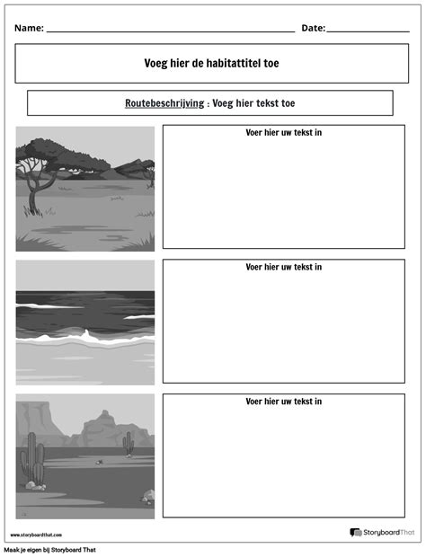 Habitatportret Bw 1 Storyboard Par Nl Examples