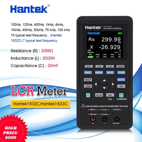 Hantek medidor LCR Digital hantek1832C Hantek1833C inductancia portátil