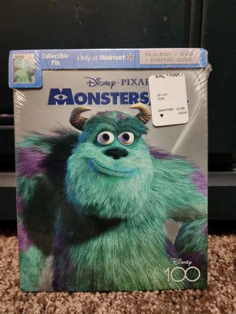 Disney Pixar Monsters Inc Blu Ray Dvd Digital Collectible Pin