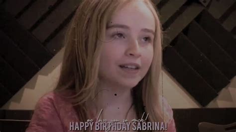 Access Carpenter On Twitter HAPPY BIRTHDAY SabrinaAnnLynn You Are
