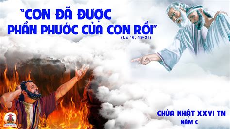 CÁC BÀI SUY NIỆM LỜI CHÚA CHÚA NHẬT XXVI THƯỜNG NIÊN C Giáo Phận Bà Rịa